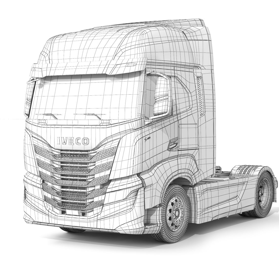 Iveco S-Way 2020 - 3D Model for VRay