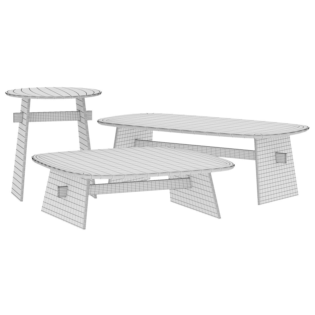 Adam Table By Natuzzi 3D Model for Corona | CGMood