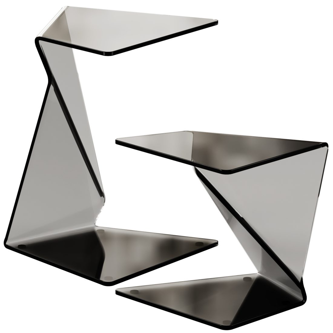 Fiam Italia Sigmy Glass Side Table 3D Model for Corona | CGMood