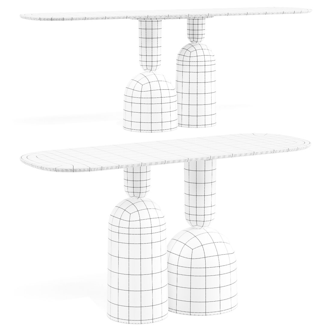Bonaldo: Cop - Console Tables - 3D Model for Corona