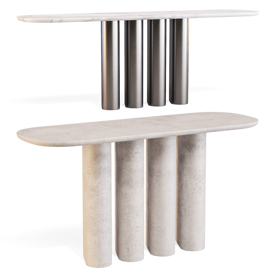 Bonaldo: Geometric - Console Tables 3D Model for Corona | CGMood