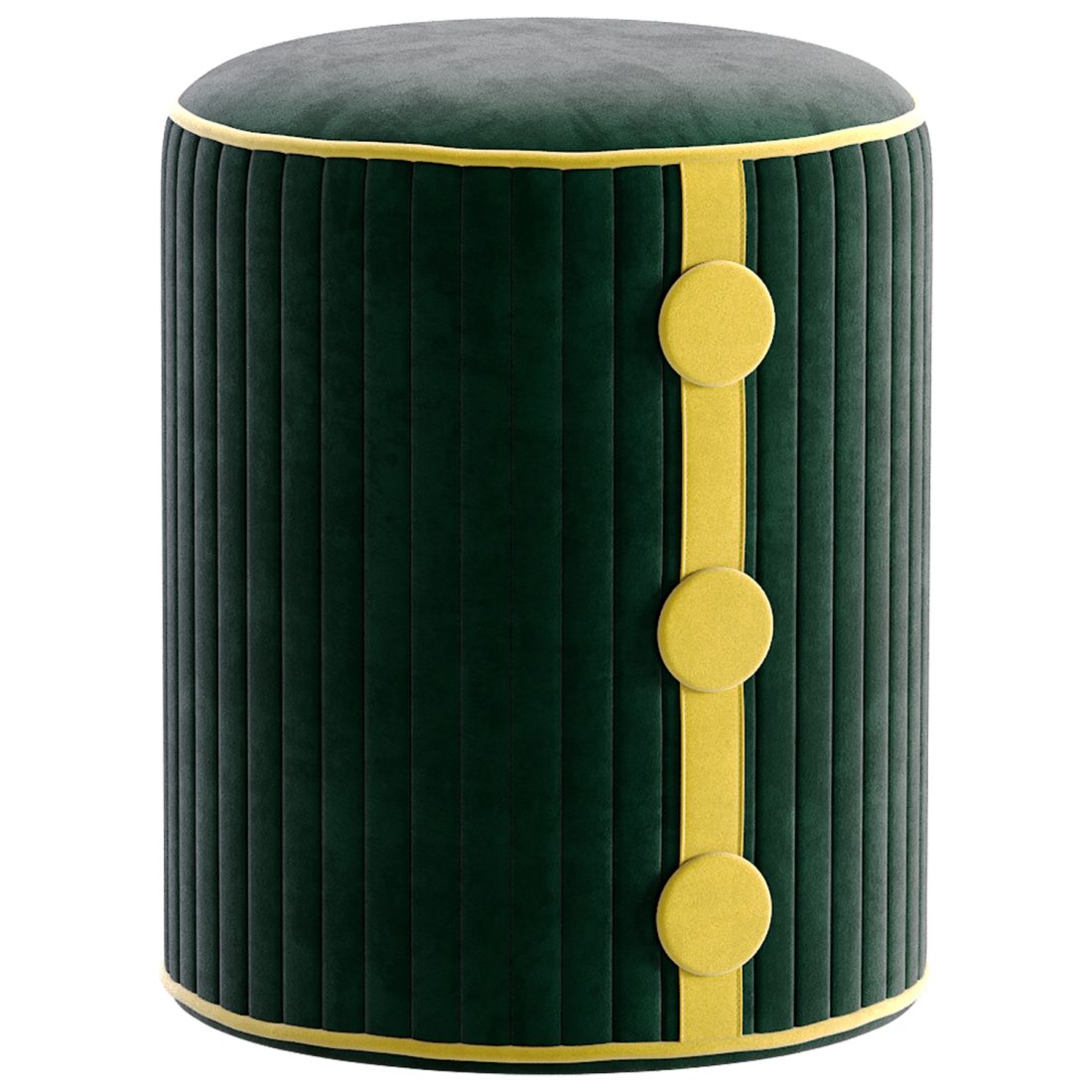 Puff Drum Button - 3D Model for Corona