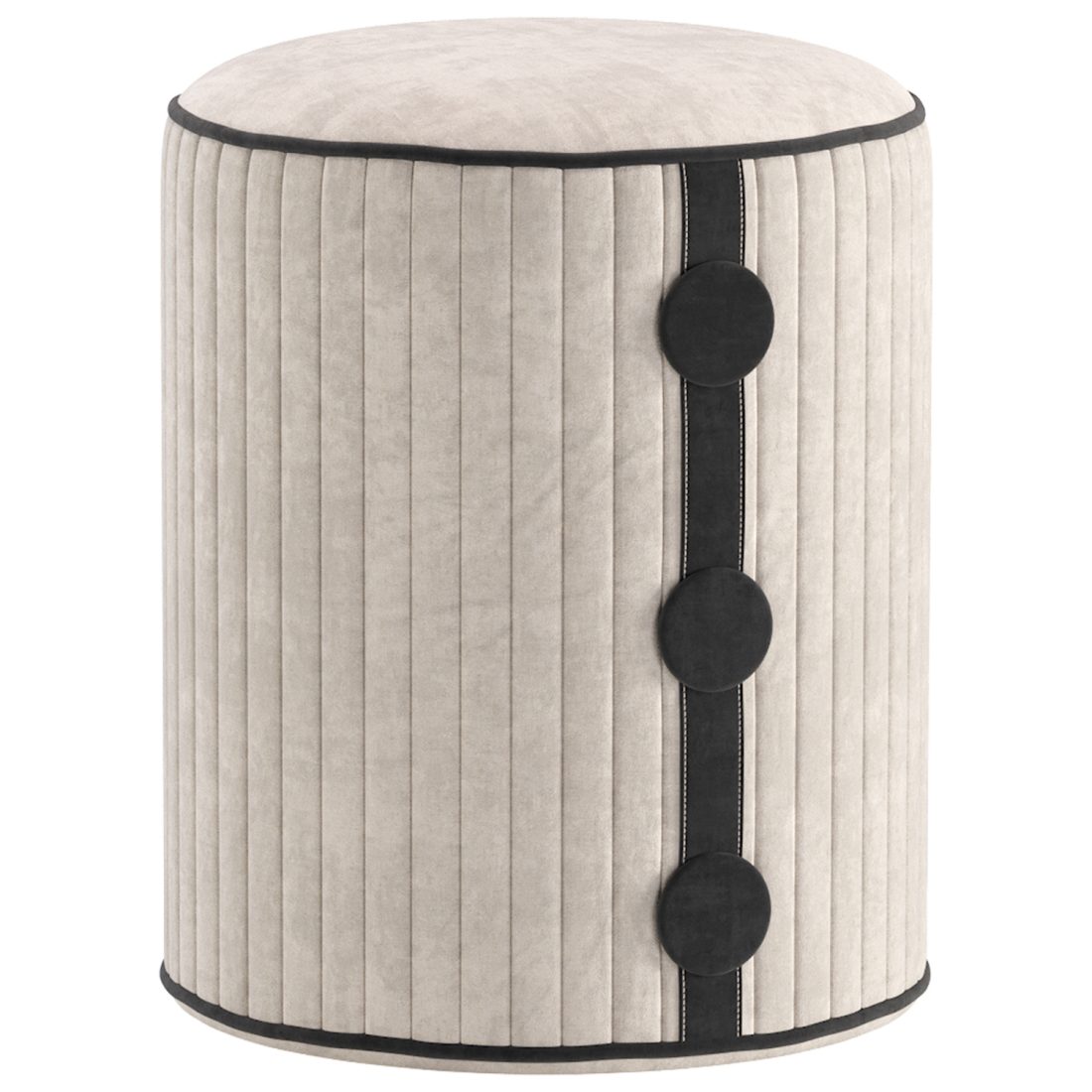 Puff Drum Button - 3D Model for Corona