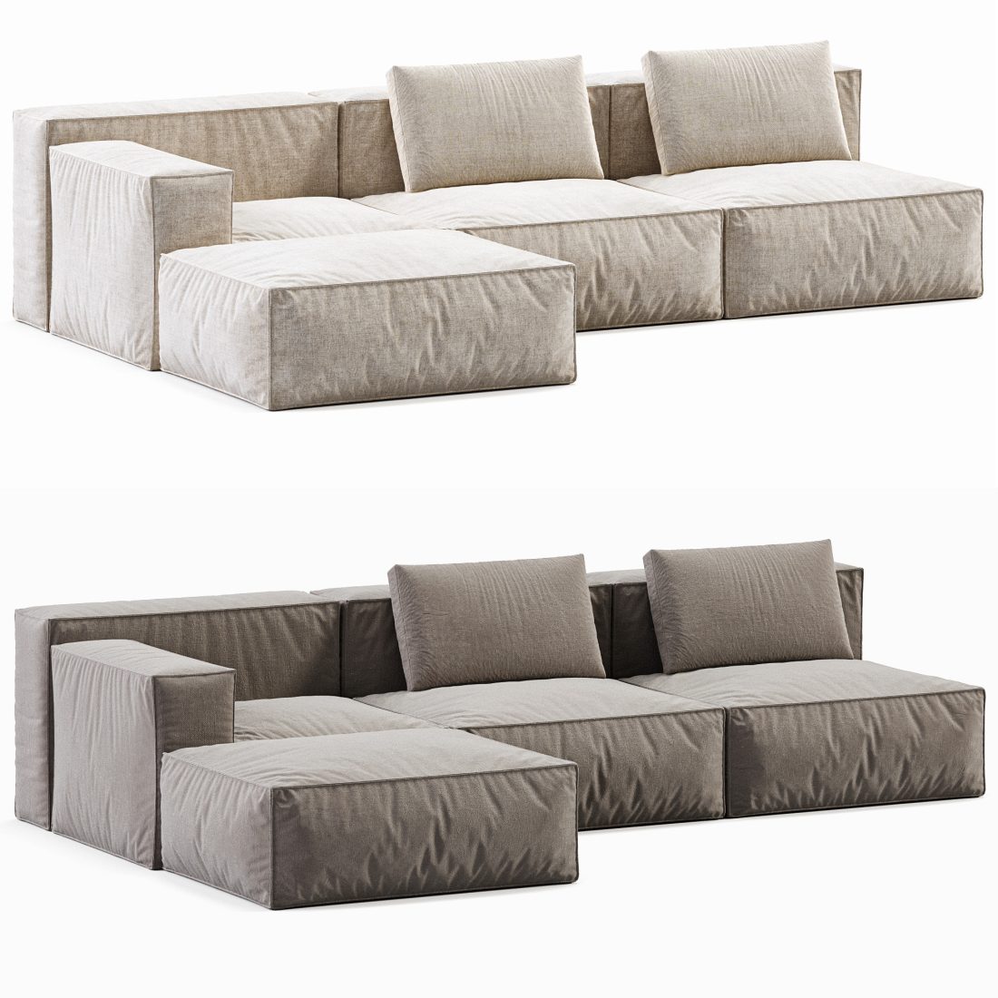 Chento Loft Sofa By Tuodivano - 3D Model for Corona