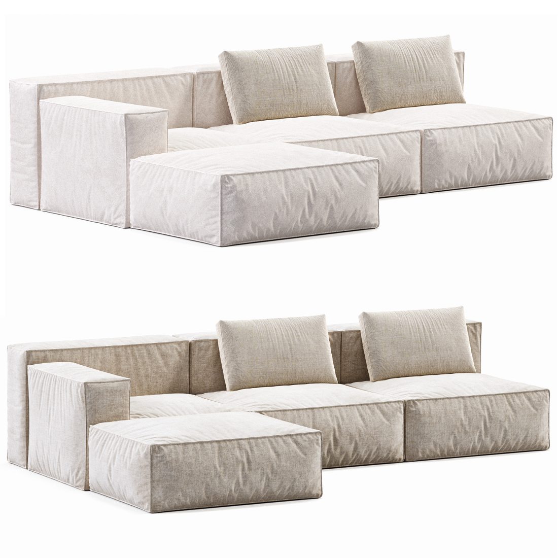 Chento Loft Sofa By Tuodivano - 3D Model for Corona