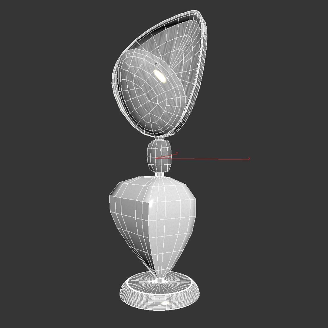 Kifu Paris Lighting Cosmo Bird Table Lamp - 3D Model for Corona