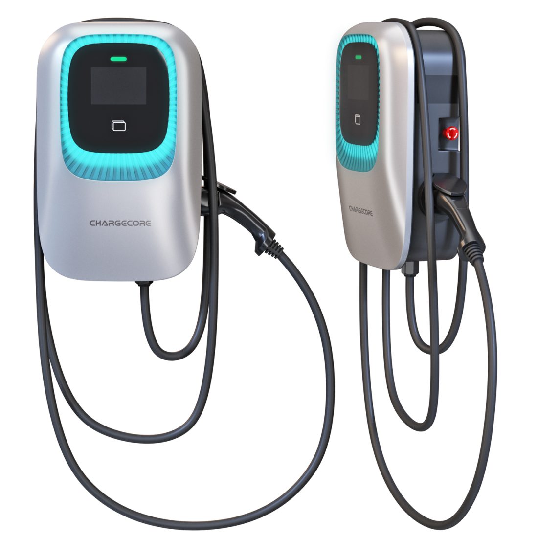 Chargecore Electric Vehicle Charging Station 3D Model for VRay | CGMood