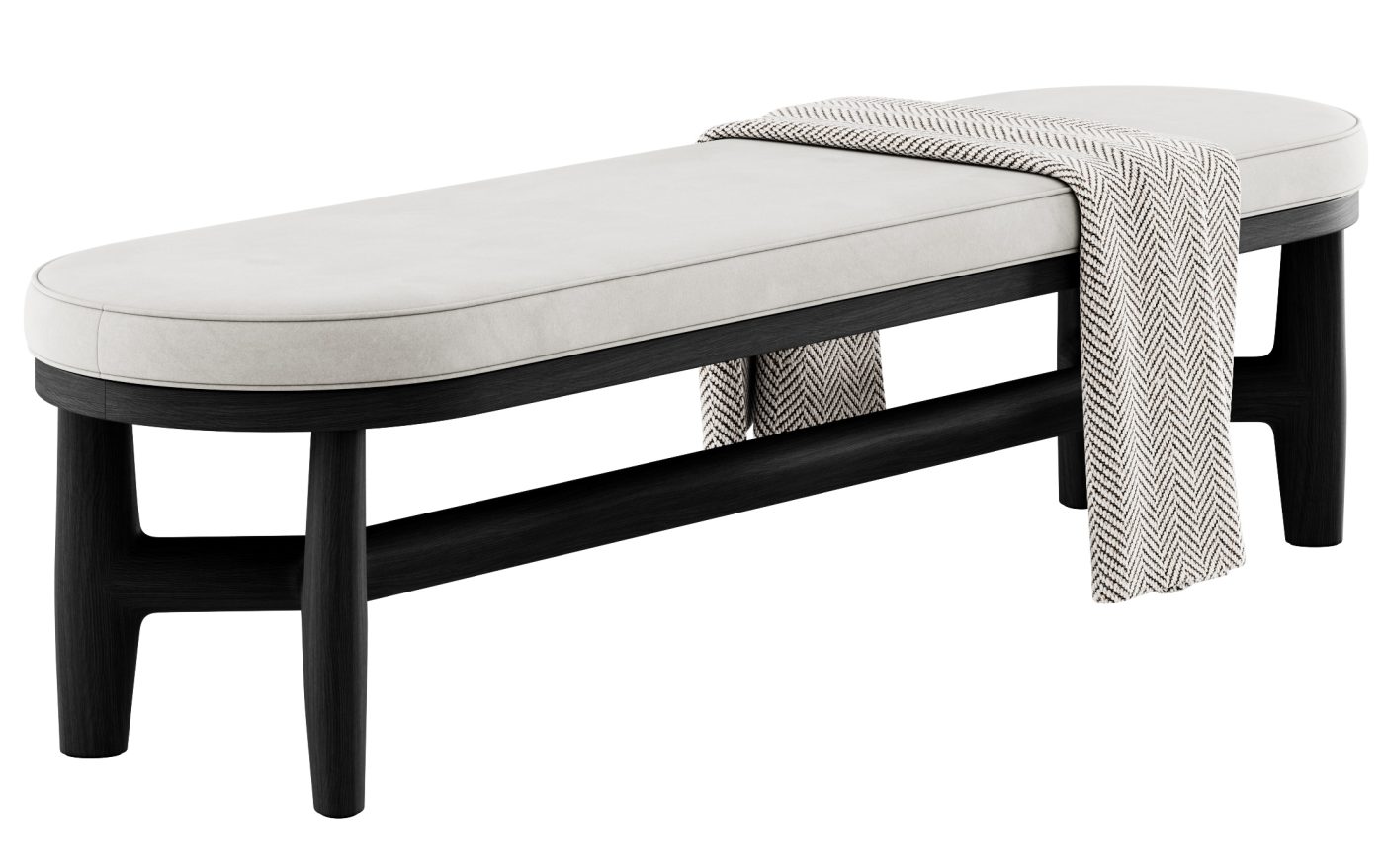 Rami Bench By Porada - 3D Model for VRay