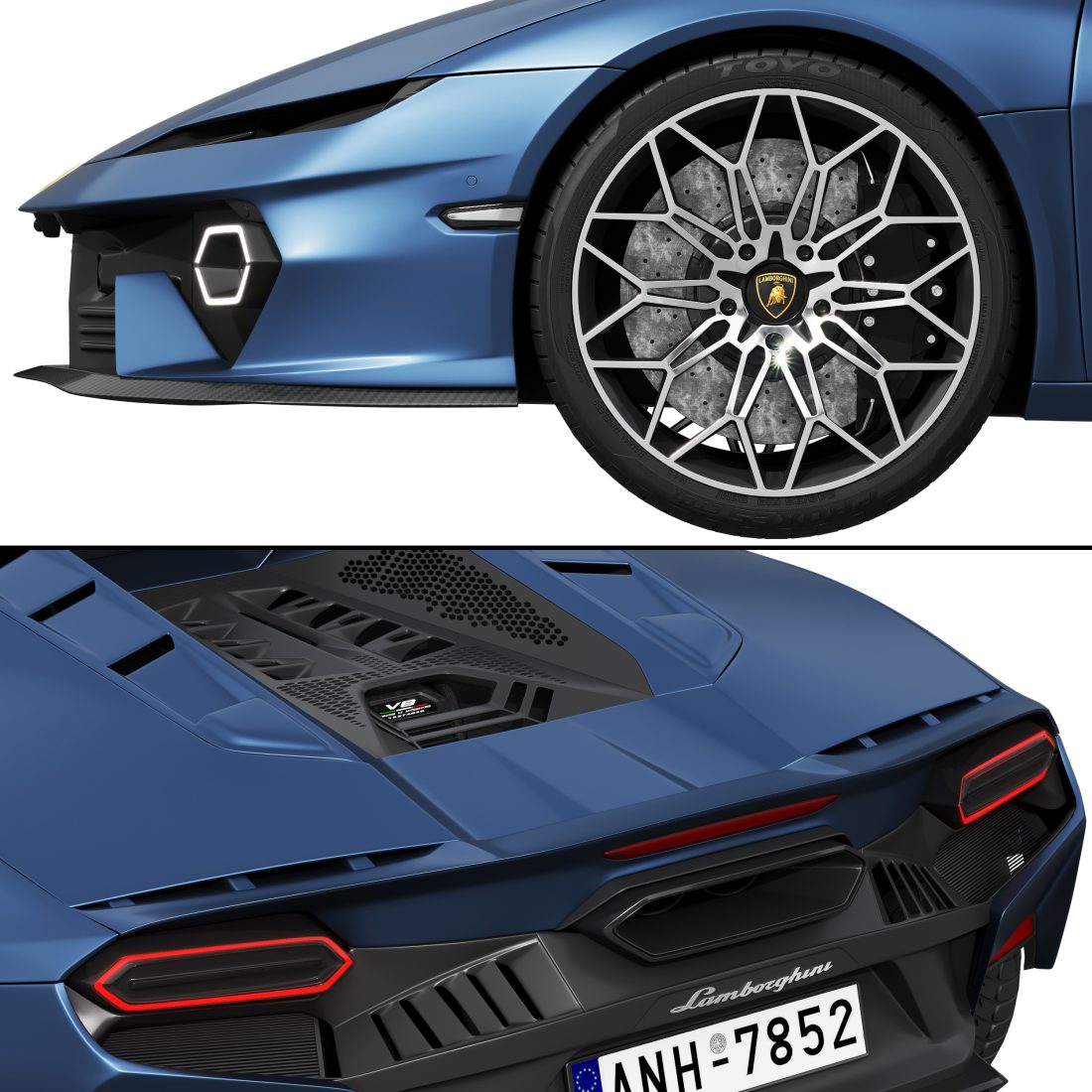 Lamborghini Temerario 3D Model for Corona | CGMood