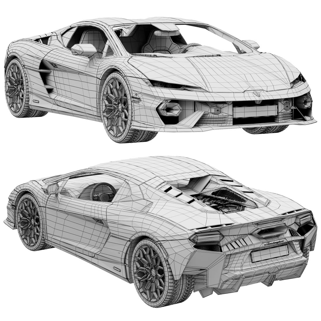Lamborghini Temerario 3D Model for Corona | CGMood
