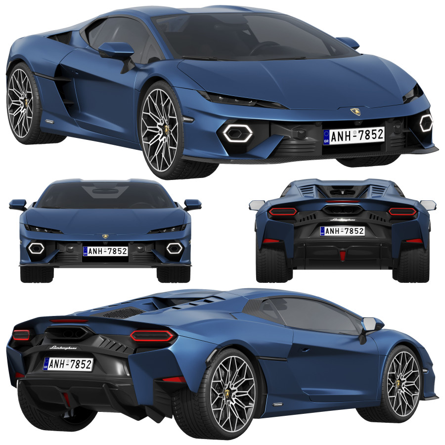 Lamborghini Temerario 3D Model for Corona | CGMood