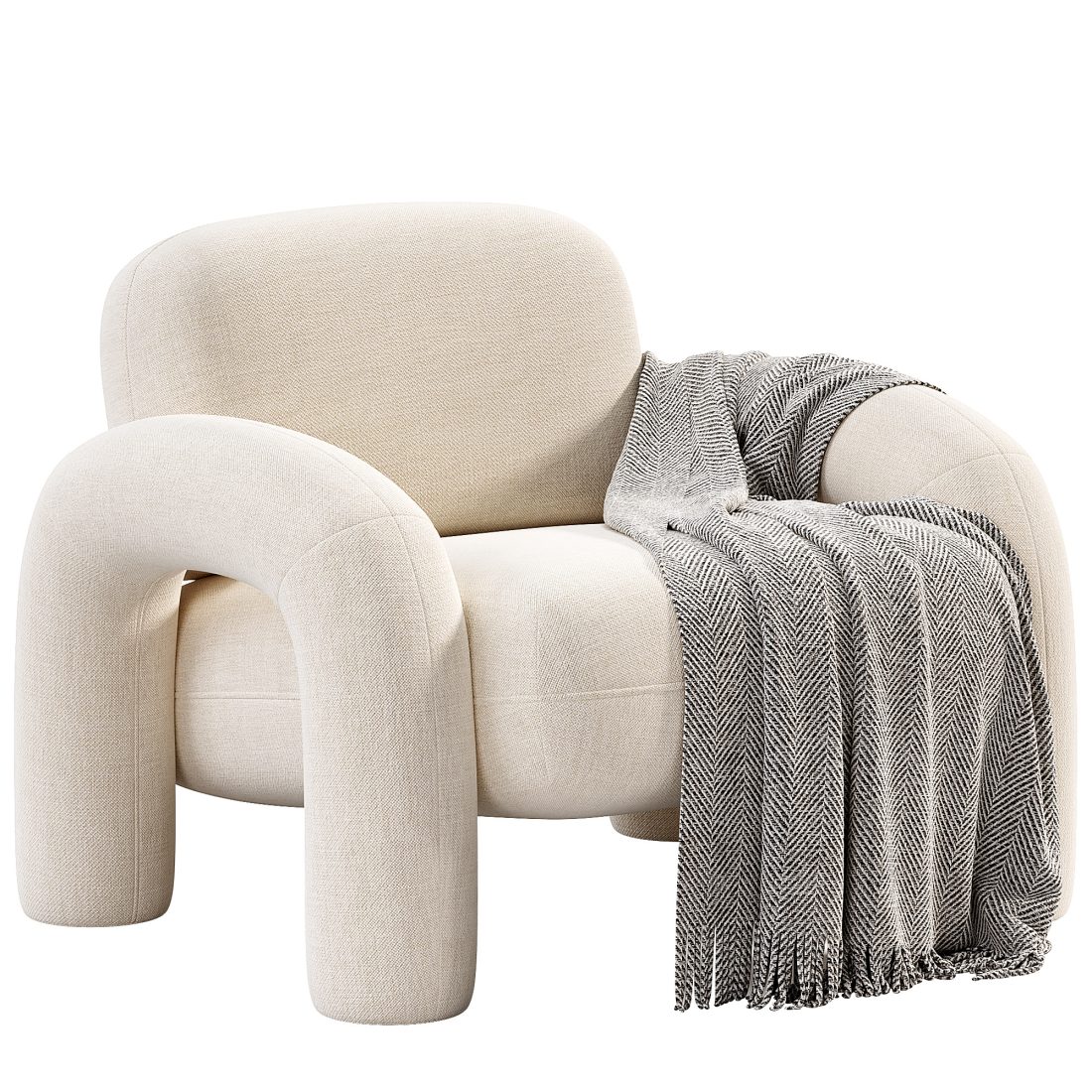 Bubo Armchair By Mdehouse - 3D Model for Corona