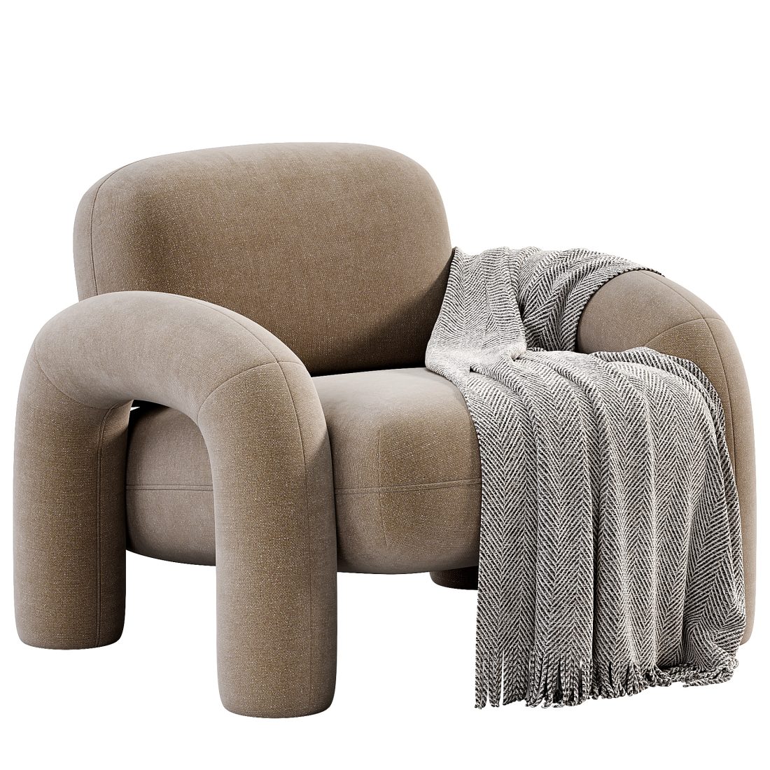 Bubo Armchair By Mdehouse - 3D Model for Corona