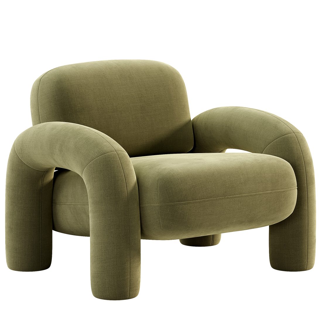Bubo Armchair By Mdehouse - 3D Model for Corona