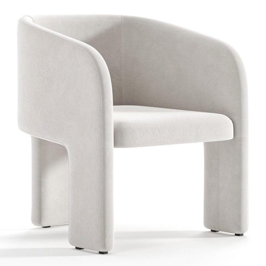 Neptune Dining Chair - 3D Model for Corona
