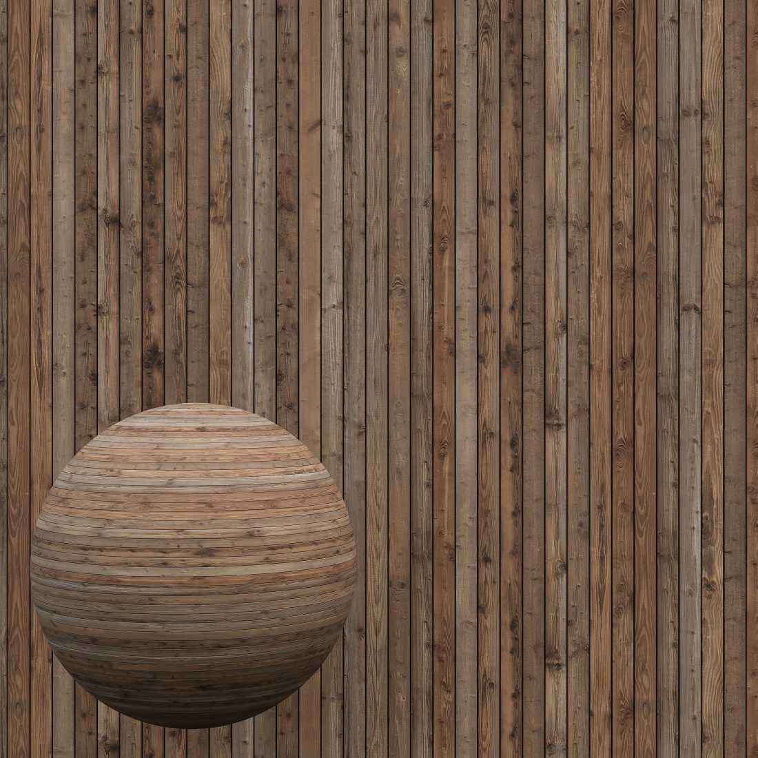 Wood Planks 01 - 3D Model for VRay, Corona
