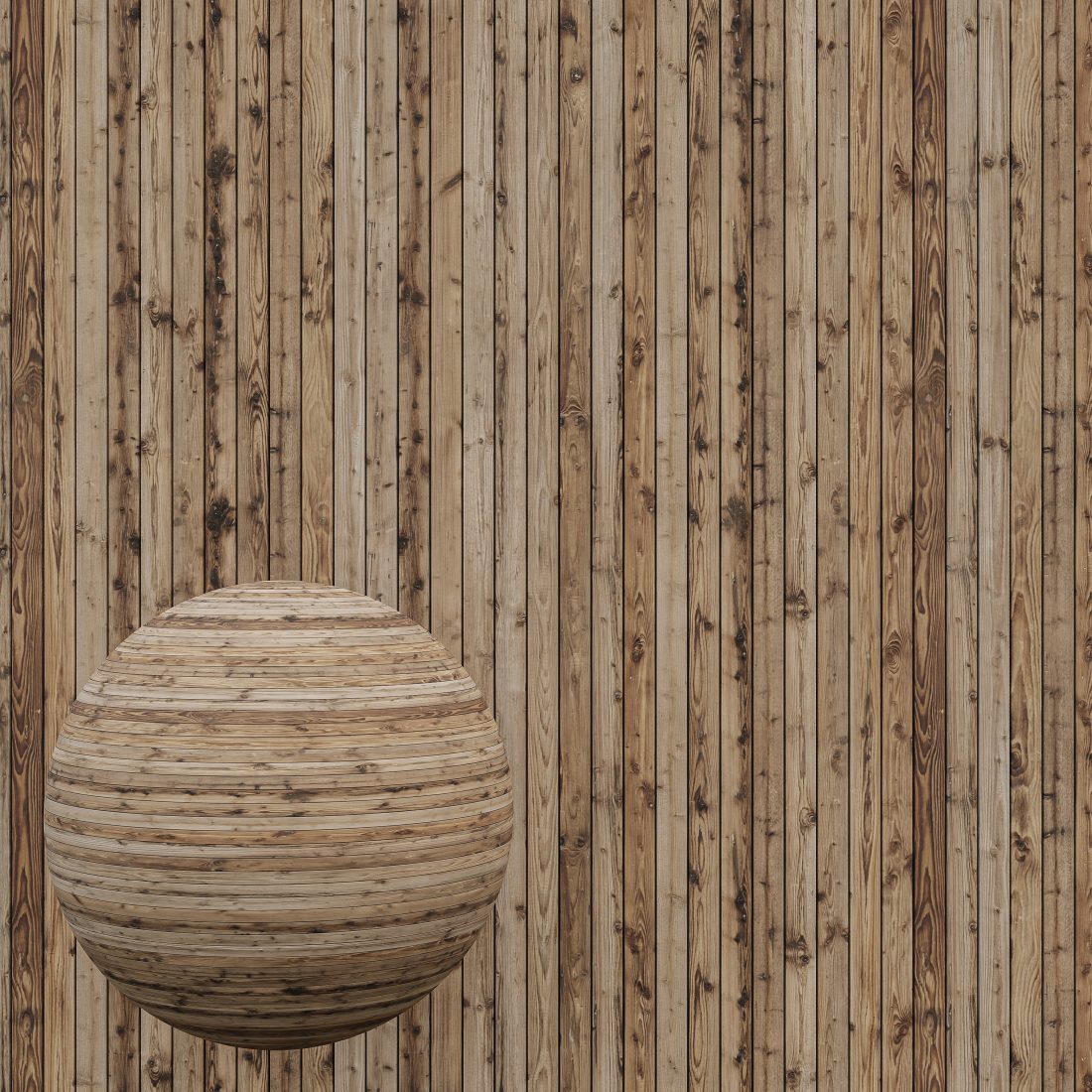 Wood Planks 01 - 3D Model for VRay, Corona