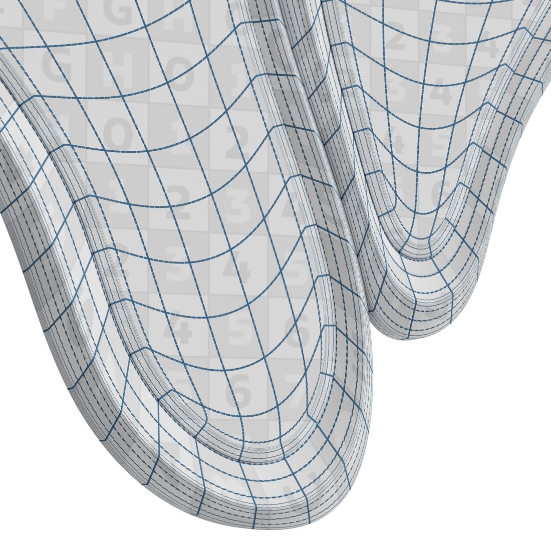 Kifu Paris Mirror Mask - 3D Model for VRay, Corona