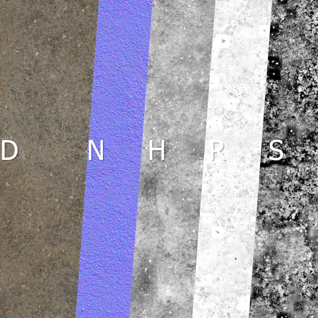 4k Material Of Old Asphalt 12 - 3D Model for VRay, Corona