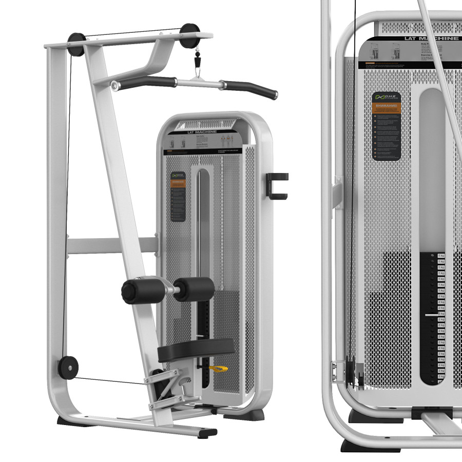 E7012 Lat Pull Dhz Fitness Equipment 3D Model for VRay, Corona | CGMood