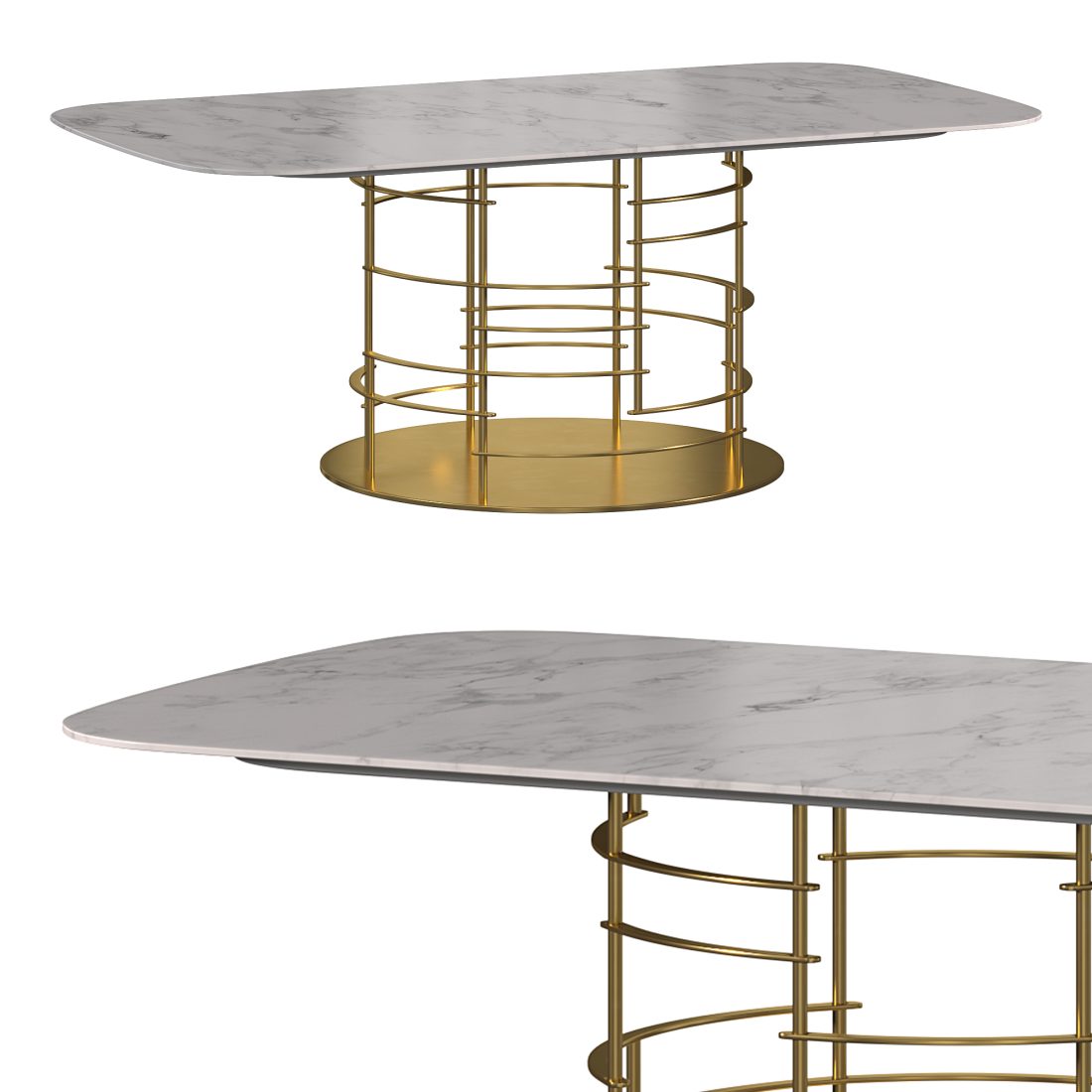 Rembrant Table By Hc28 Cosmo - 3D Model for Corona