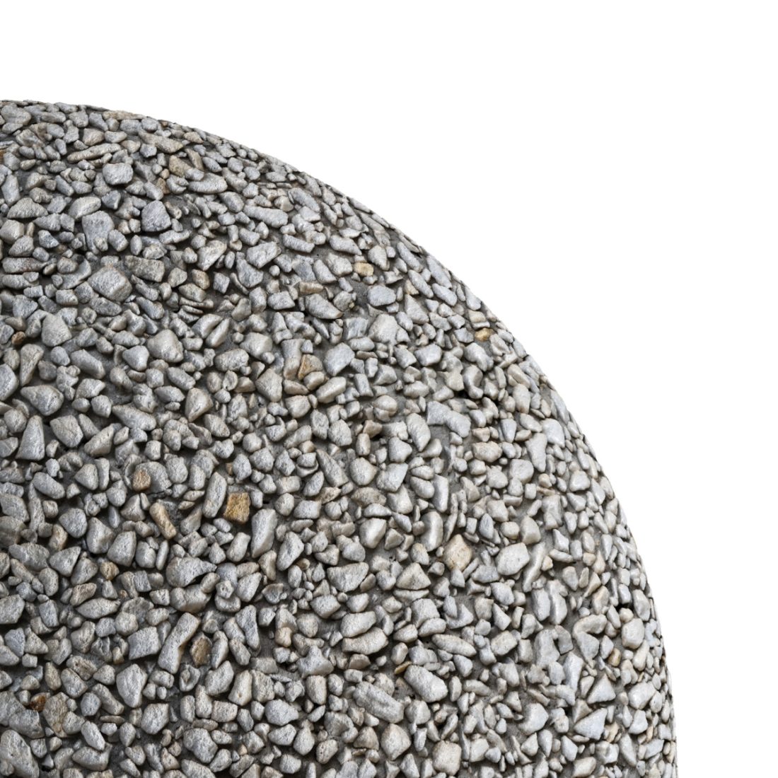 Seamless Pebbles Material On Concrete Texture / PBR Material | CGMood