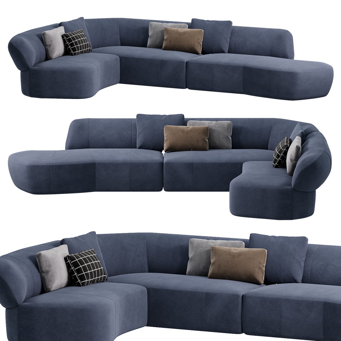 Surf Sofa By Molteni & C 3D Model for Corona | CGMood