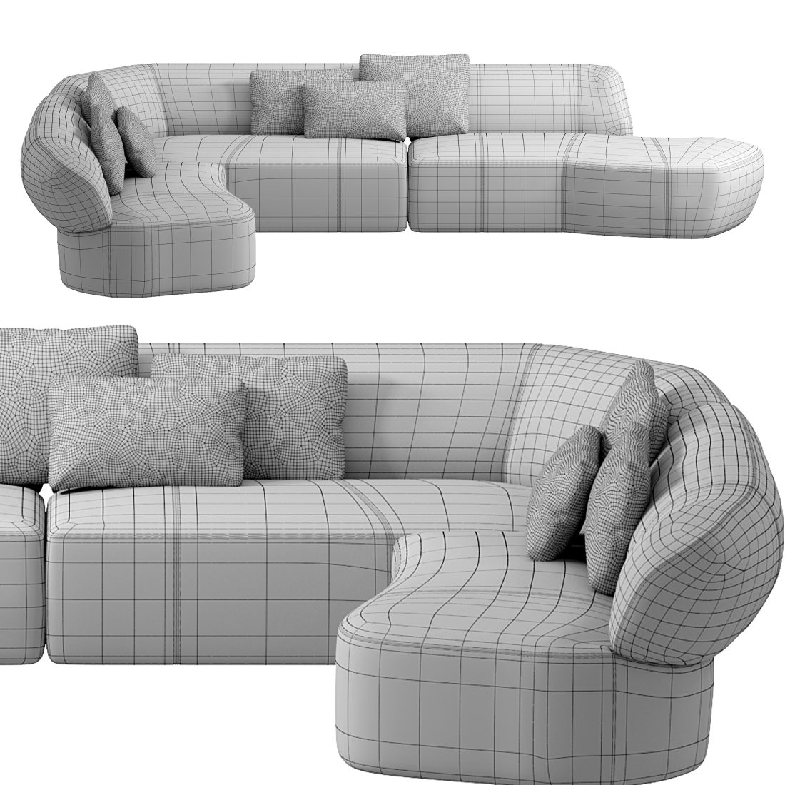 Surf Sofa By Molteni & C 3D Model for Corona | CGMood