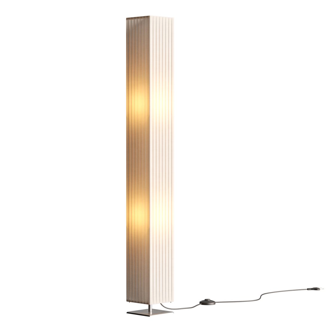 White Fabric Floor Lamp Janno 3D Model for Corona | CGMood