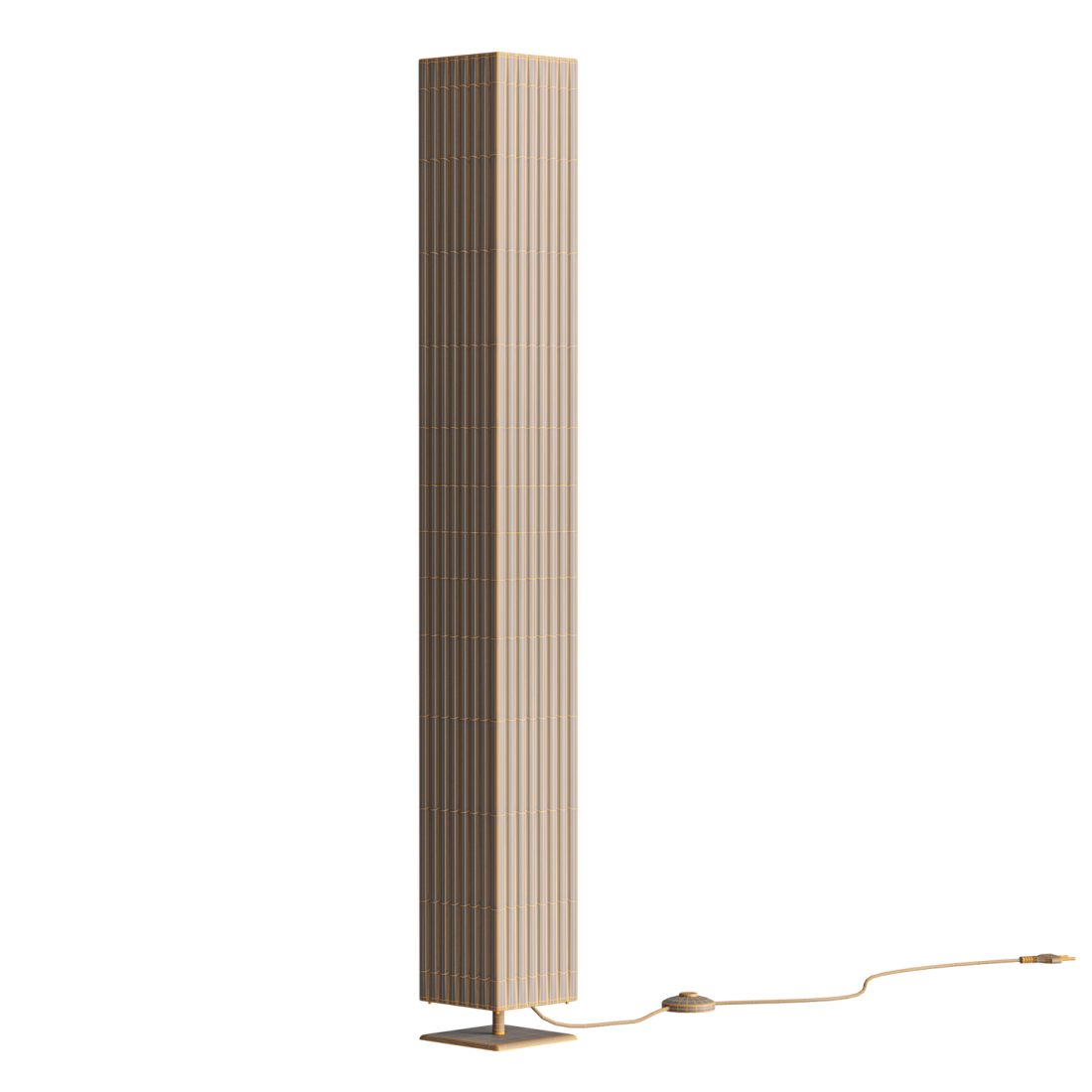 White Fabric Floor Lamp Janno 3D Model for Corona | CGMood