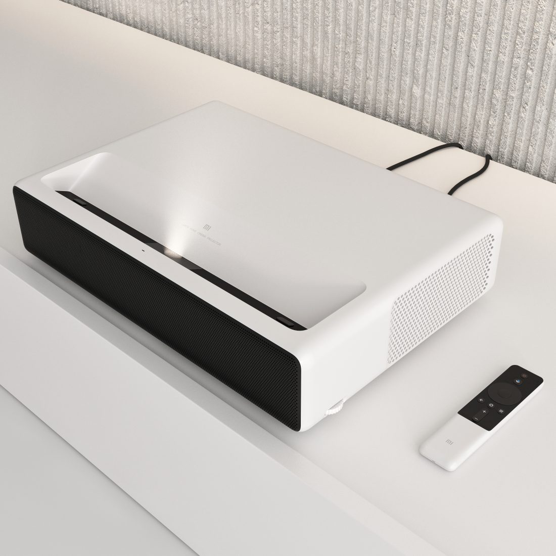 TV Wall Set 75 With Laser Projector 3D Model for VRay, Corona | CGMood