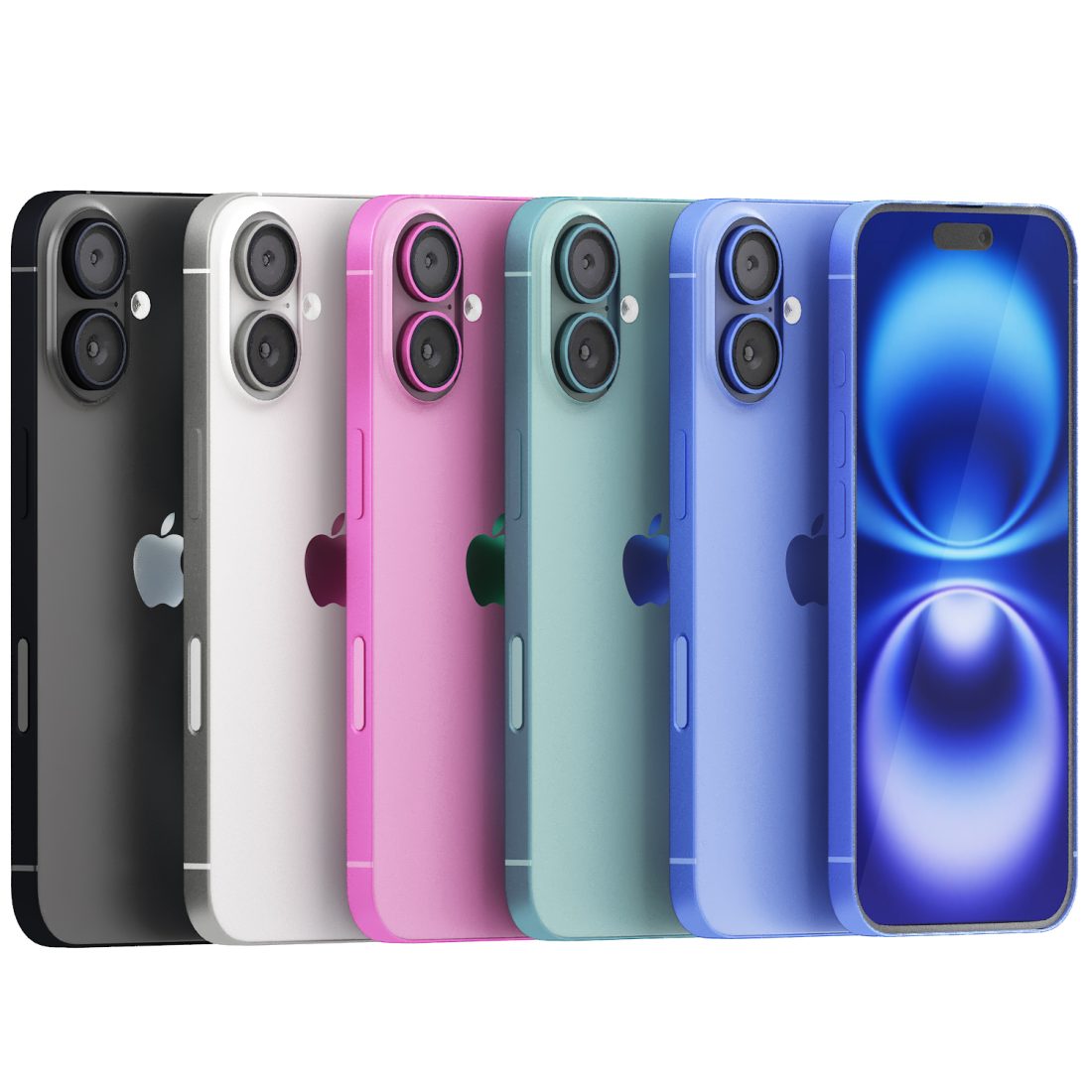 Apple Iphone 16 - 3D Model for VRay, Corona