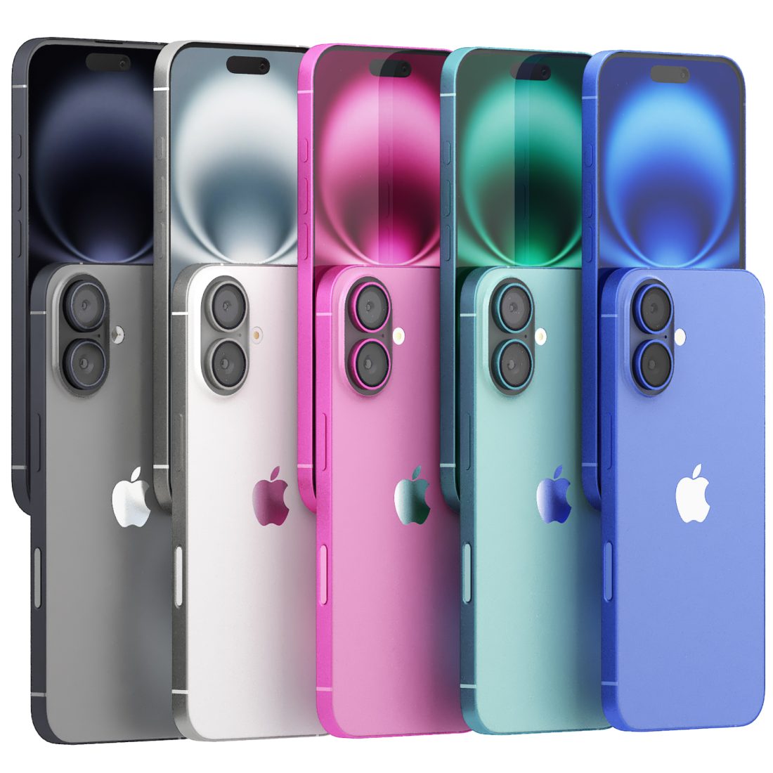 Apple Iphone 16 - 3D Model for VRay, Corona