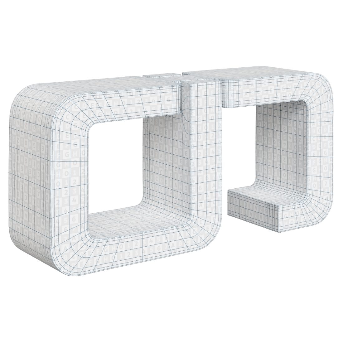 Plaster Console By Studio Glustin 3D Model for VRay, Corona | CGMood
