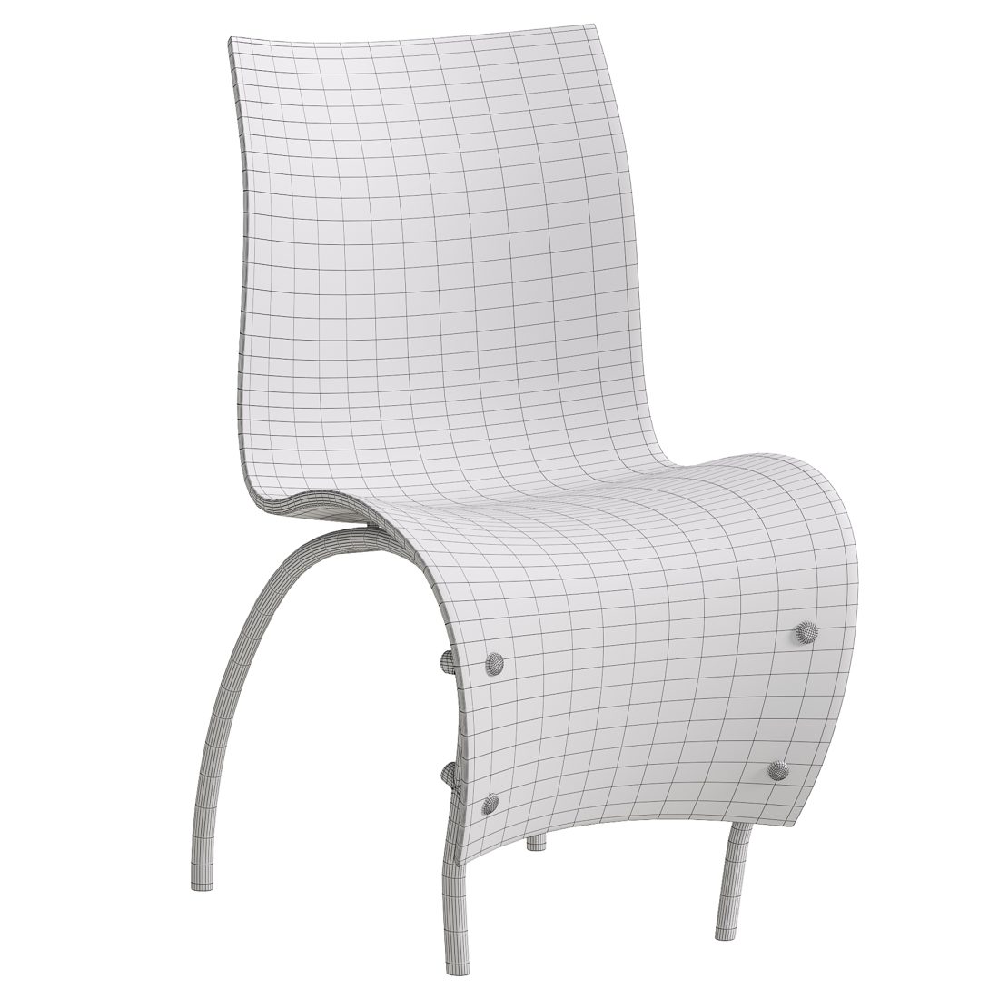 Skin Chair By Moroso - 3D Model for Corona