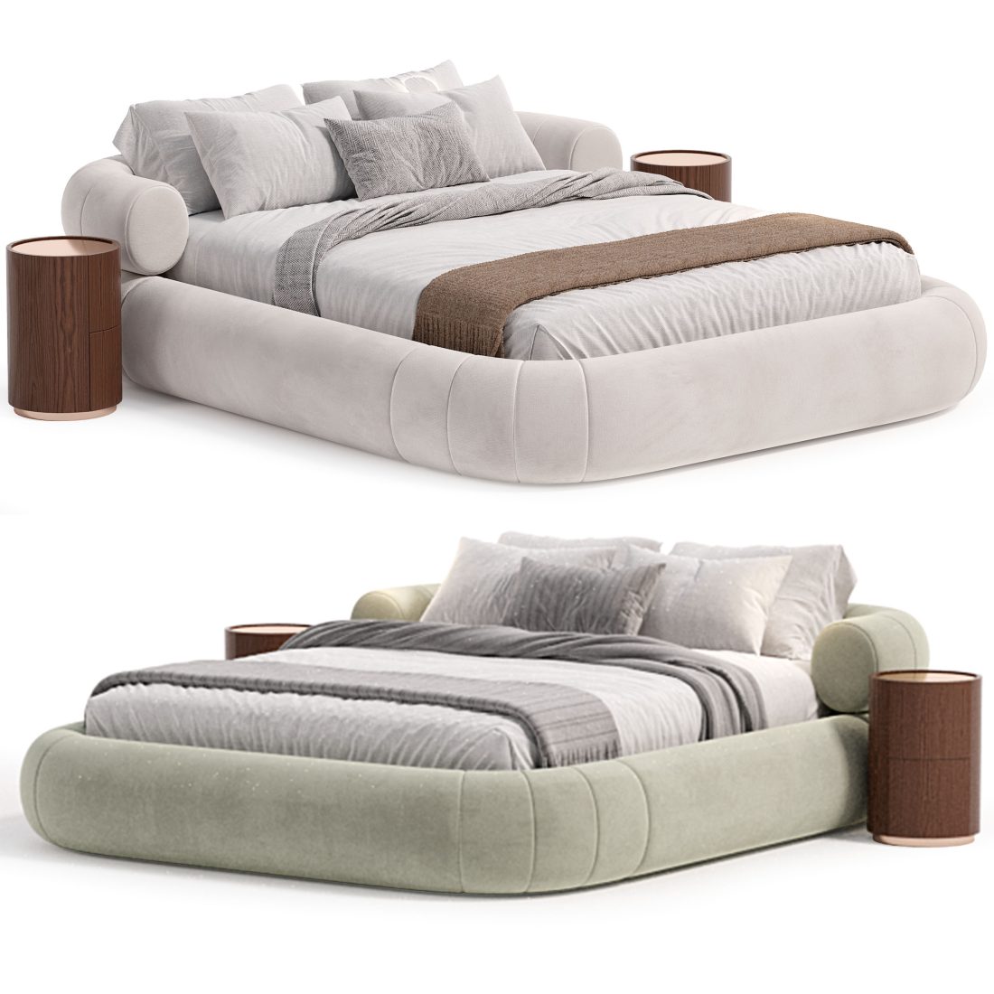 Restore King Bed 3D Model for Corona | CGMood