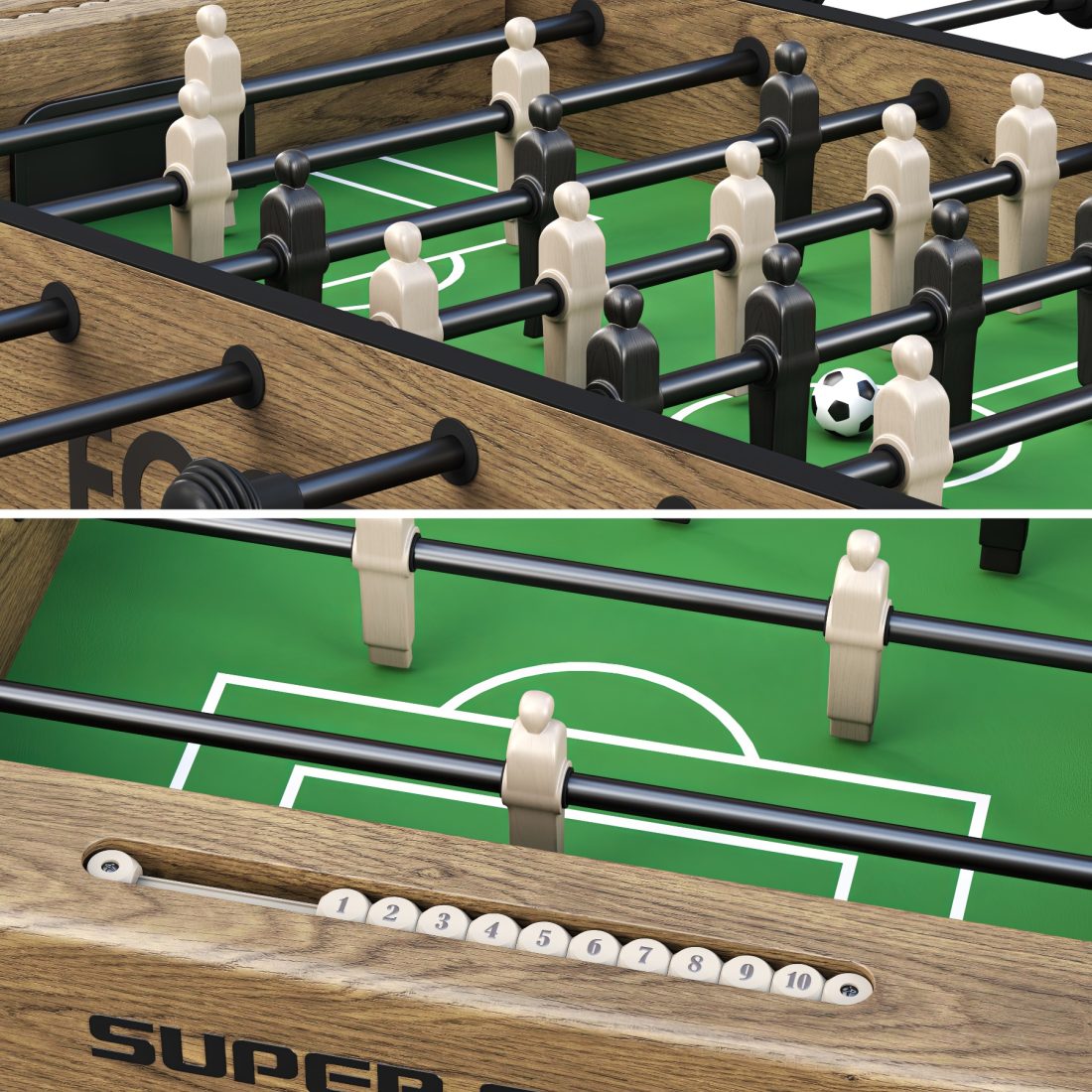 Table Football Super Game 3D Model for Corona | CGMood