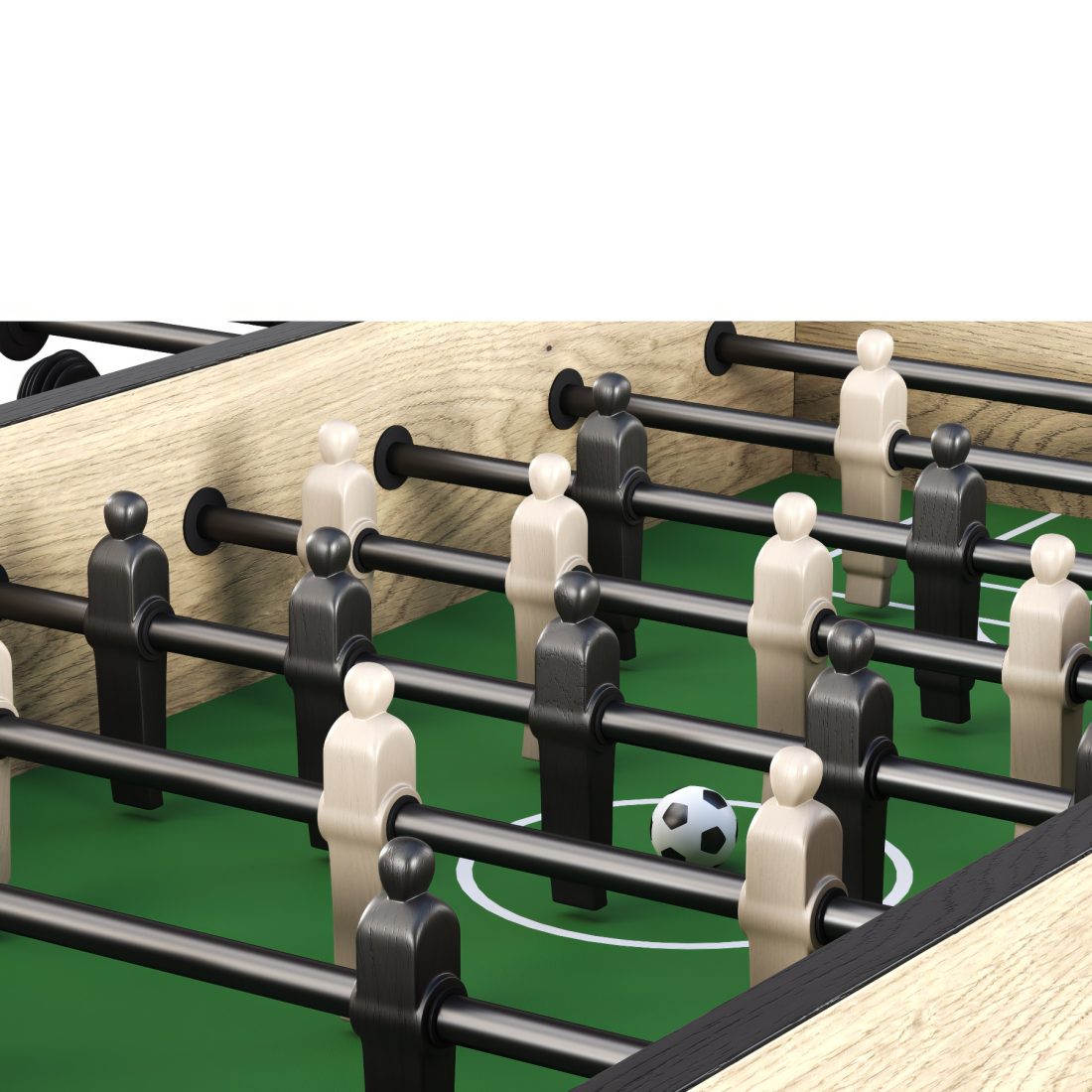 Table Football Super Game Sg02 - 3D Model for Corona