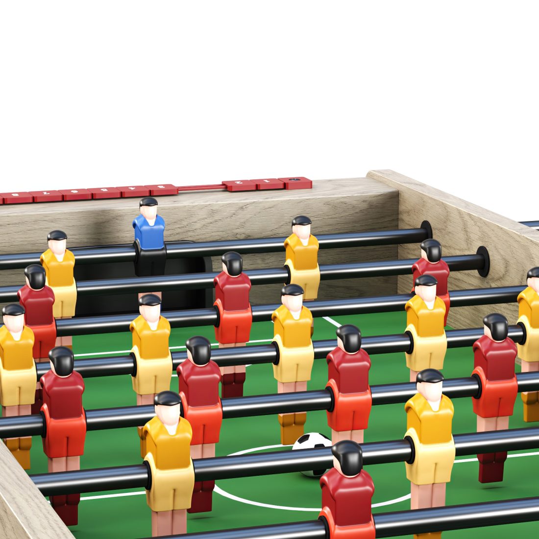 Table Football Game Fge-03 - 3D Model for Corona
