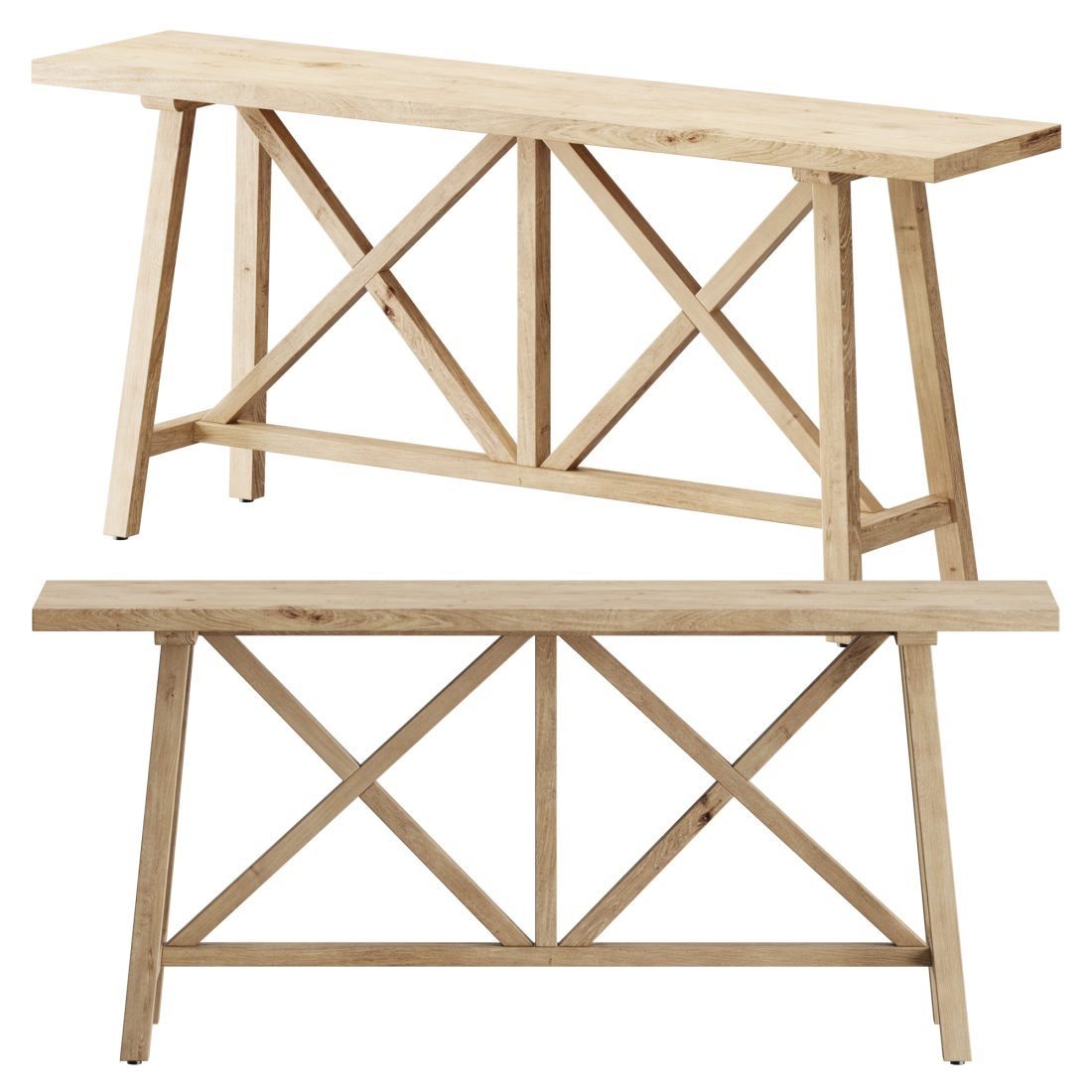 Trellis Console Table - 3D Model for Corona