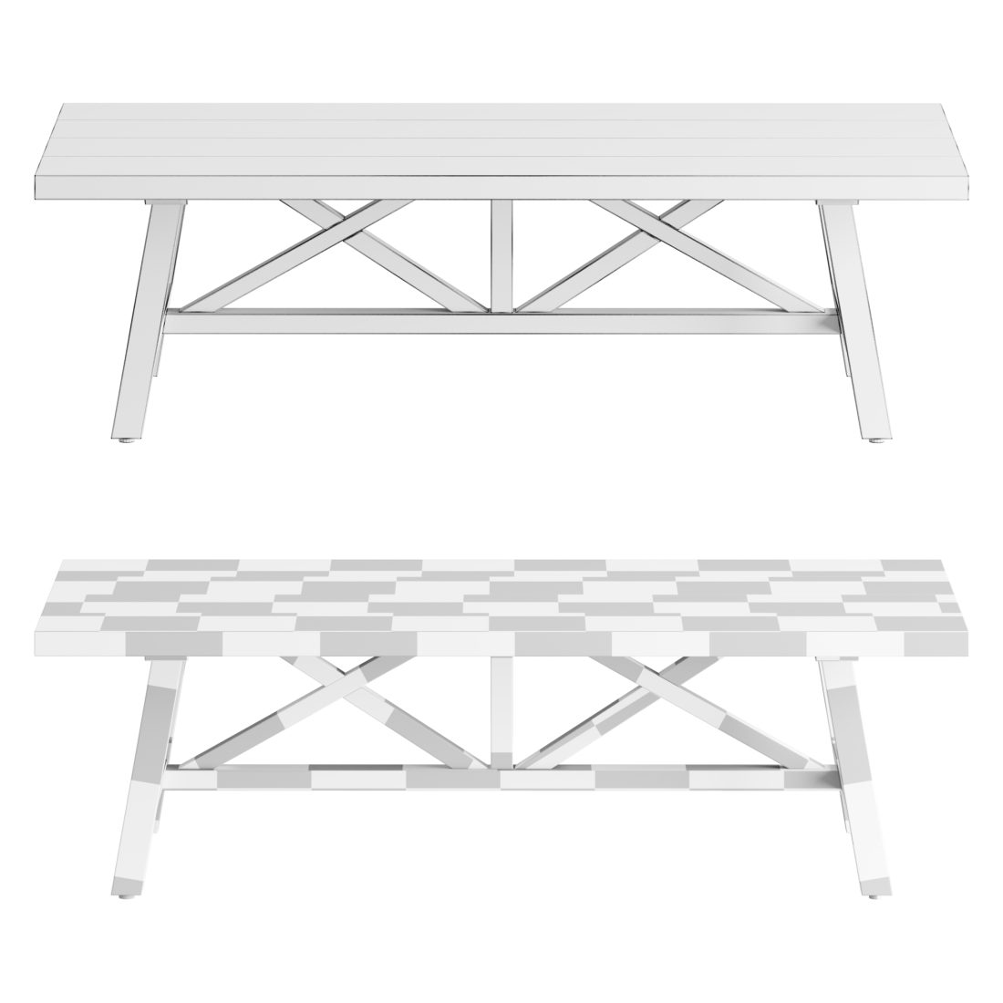 Trellis Coffee Table 3D Model for Corona | CGMood