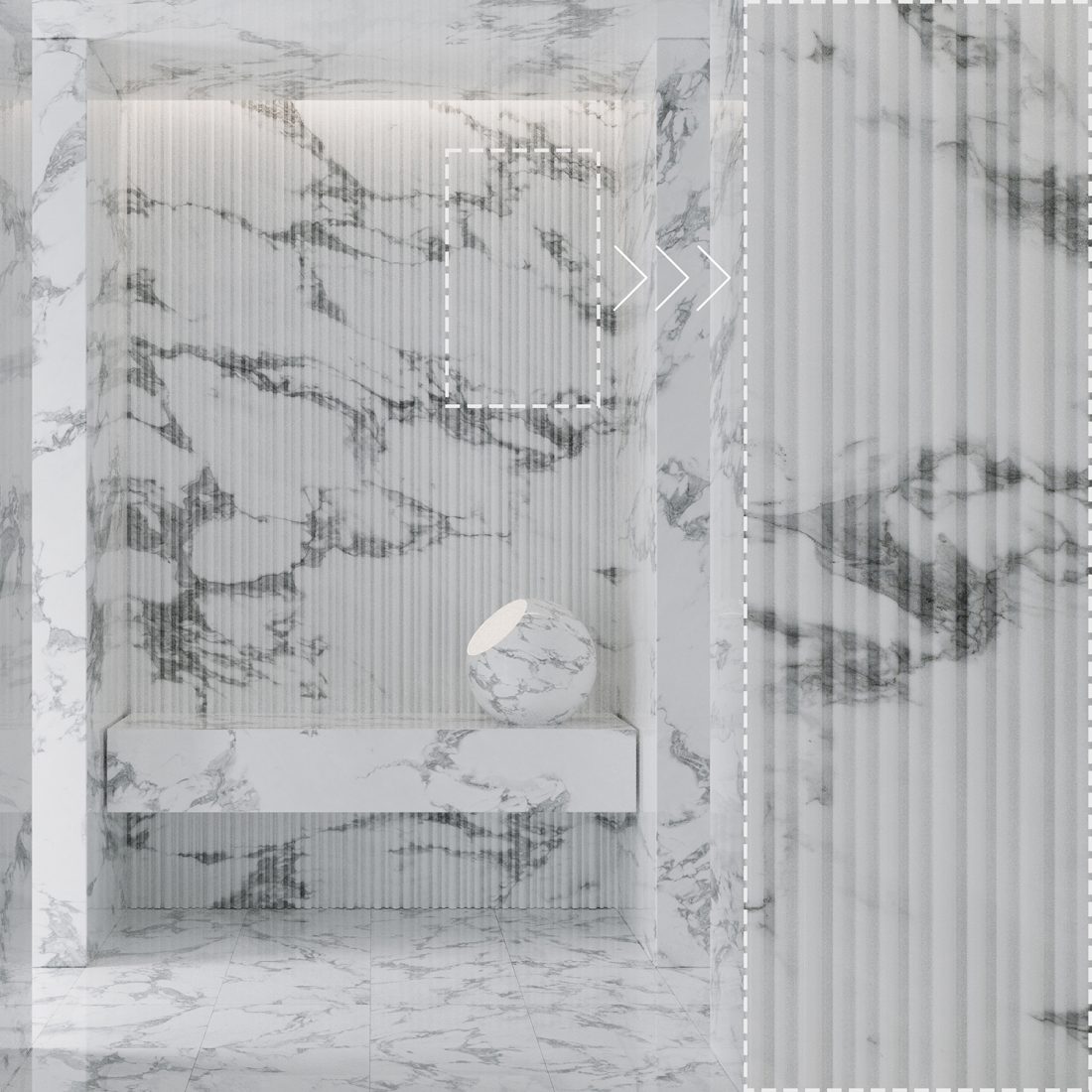 Marble Stone No421 Material for VRay, Corona | CGMood