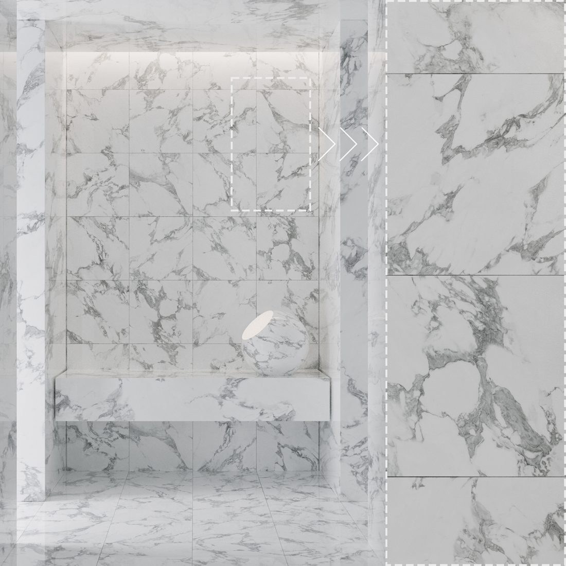 Marble Stone No421 Material for VRay, Corona | CGMood