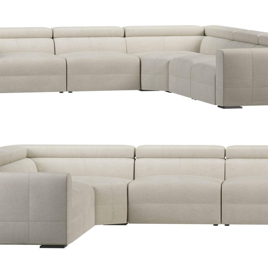 Balance Sofa By Natuzzi 3D Model for Corona | CGMood