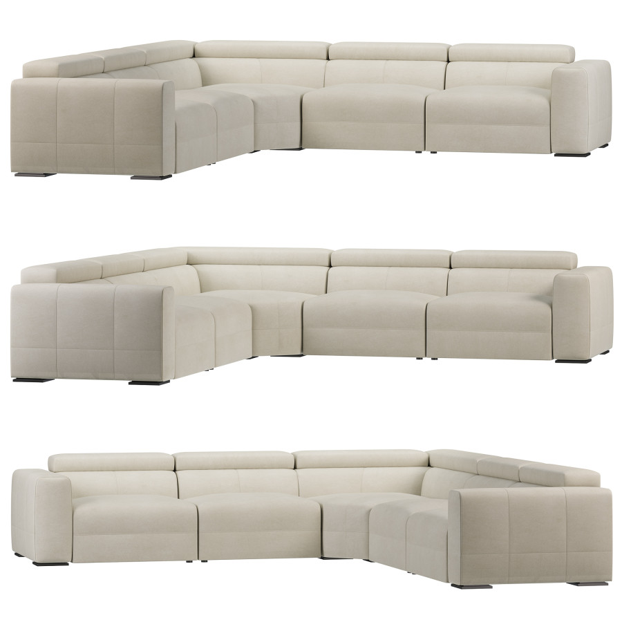 Balance Sofa By Natuzzi 3D Model for Corona | CGMood