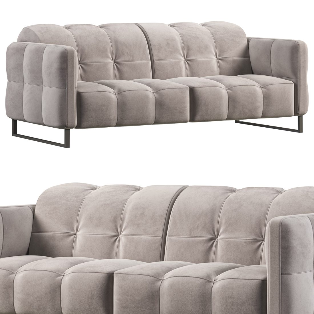 Philo Sofa By Natuzzi - 3D Model for Corona