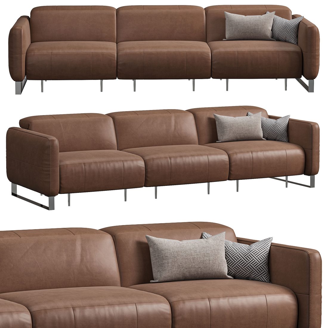 Sophy Sofa By Natuzzi Italia - 3D Model for Corona