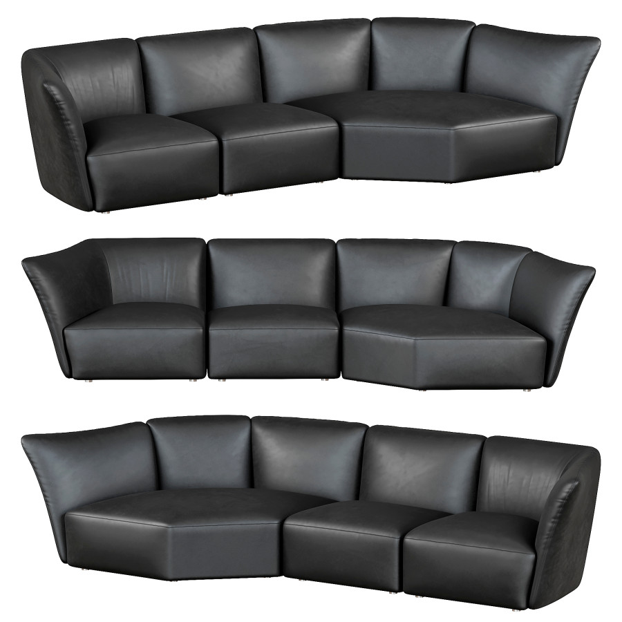 Timeless Sofa By Natuzzi - 3D Model for Corona