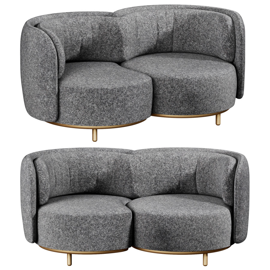 Wave Sofa By Natuzzi - 3D Model for Corona