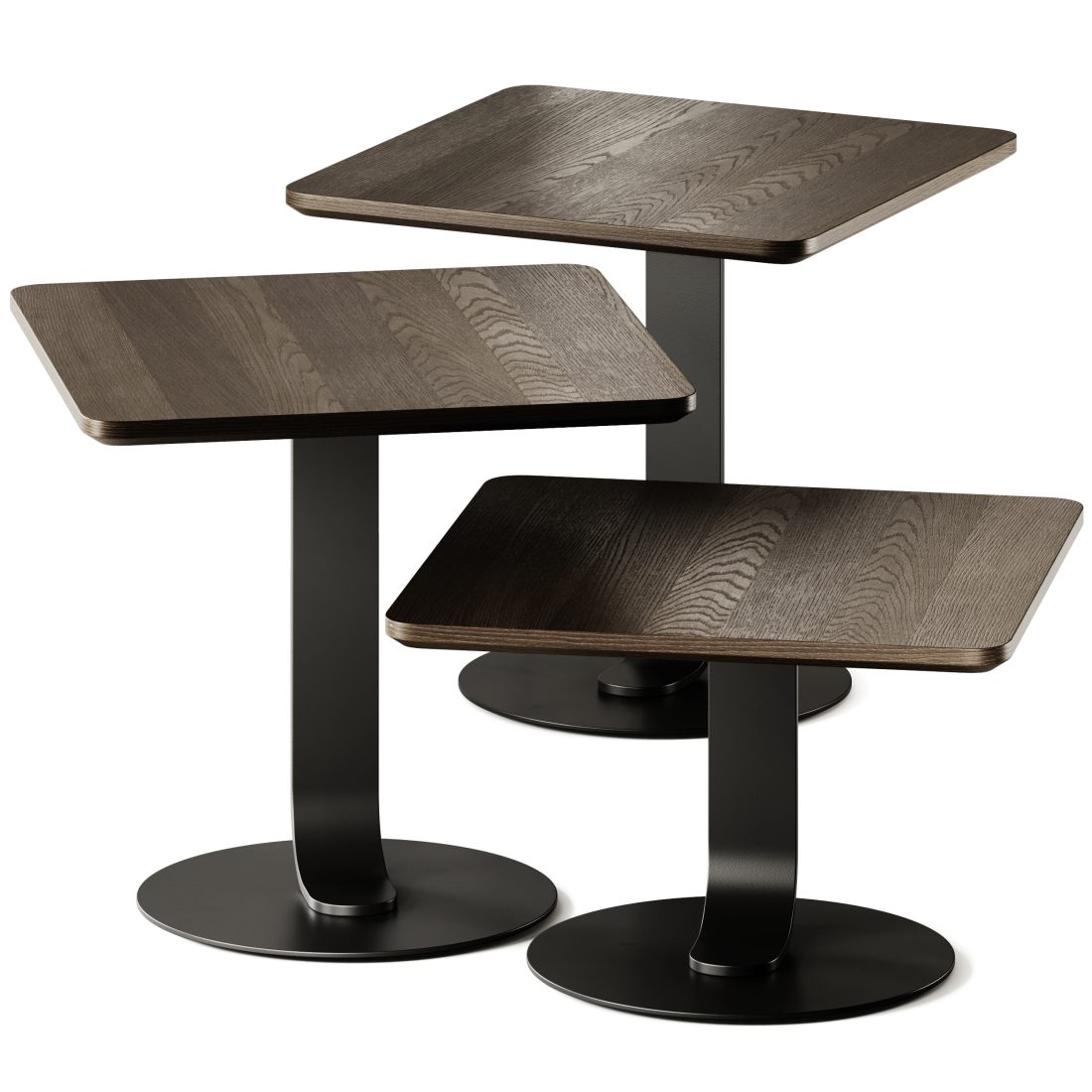 Bbb Italia Filippo Square Coffee Table - 3D Model for Corona